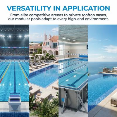 China Energy-Saving Constant-Temperature Modular Swimming Pool with Full Insulation for sale