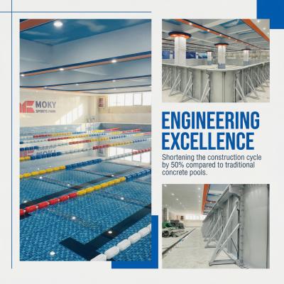 China Multi-Scene Versatile Modular Steel Swimming Pool for Training & Recreation for sale