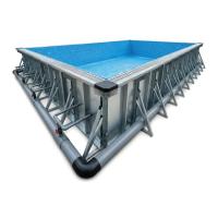 China Commercial Indoor Swimming Pool 2000mm Depth LED Underwater Lights for Hotels Resorts for sale