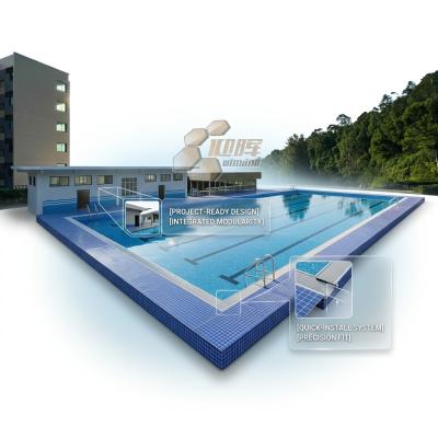 China Pool Skimmer Outdoor Swimming Pool Blue Transparent Custom Models Designed to Optimize Water Circulation and Cleanliness for sale