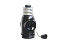 China E27 Bakelite Pull Chain Light Switch Lamp Holder 4A 125V for Home Commercial Use for sale