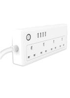 China WiFi Smart Power Strip with 4 Outlets and 4 USB Ports 10A 100-240V Remote Control for sale