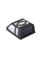 China IP44 Black 2pcs Ultrabright LED Solar Panel Wall Light for sale