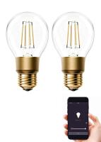 China Smart WiFi LED Bulb 6W E27 B22 Voice Control Dimmable 800lm 2700K-6500K Remote App for sale