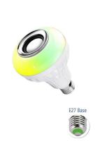 China Wireless Colorful LED Speaker Bulb , Voice Control Bluetooth Speaker Lamp for sale