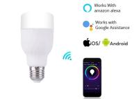 China WiFi Smart LED Bulb E27 100-240V 700lm Voice Control Compatible Alexa Google Home for sale