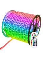 China Waterproof Bluetooth RGB LED Strip Light 220V 60 LEDs per Meter Smart Home WiFi for sale