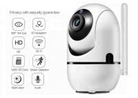 China 1080P WiFi Baby Monitor Camera with Night Vision Infrared and 350° Pan Tilt for sale