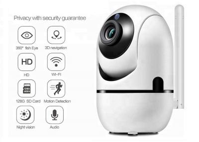 China 1080P WiFi Baby Monitor Camera with Night Vision Infrared and 350° Pan Tilt for sale