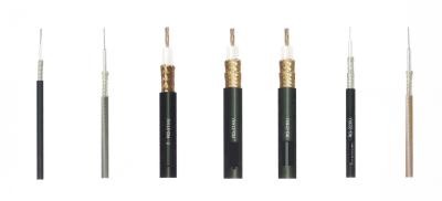 China RG Coaxial Cable High Frequency Transmission TV Signal Cable 7 Strands 0.73mm Inner Conductor for sale