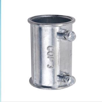 China OEM Screw Type Zinc Die Casting EMT Conduit Coupling for sale