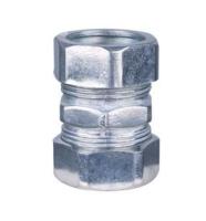 China Zinc Die Cast Compression Type EMT Conduit Coupling 1/2 to 2 Inch Heavy Gauge for sale
