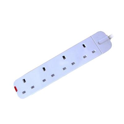 China 4-Gang UK 13A Switched Electrical Power Extension Socket for sale
