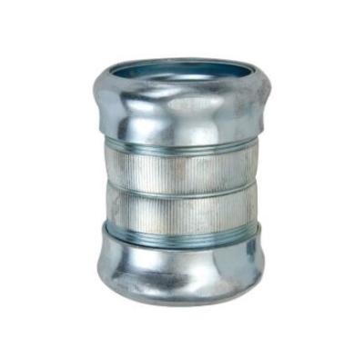 China Steel EMT Compression Coupling Concrete Tight 1/2 to 4 Inch NPS Threads for sale