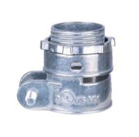 China Straight Flex Squeeze Connector Flexible Conduit Adapter 1/2 to 2 Inch Zinc Die Casting for sale