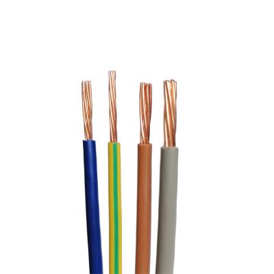 China Single Core Copper PVC House Electrical Wire 1.5mm to 10mm Indoor Wiring Cable for sale