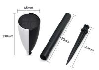 China Intelligent Solar Panel Wall Light IP55 Solar Powered Lawn Light for sale