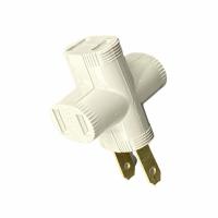 China 125V 15A Two Pin Plug Adapter Electric Travel Adapter ABS Gray for sale