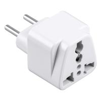 China UK to EU Plug Adapter 250V 10A European Travel Power Converter 2 Pin for sale