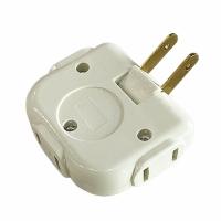 China South America 15 Amp 2 Pin Travel Plug Adapter 180 Degree Swing ABS Housing for sale