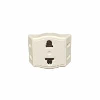 China Non Grounding 2 Hole Household Socket Electric Plug Adapter for sale
