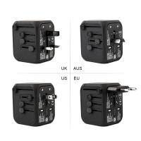 China Universal Travel Power Adapter 100-250V 6.3A with USB 5V 3.4A for Global Use for sale