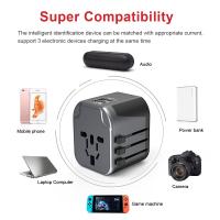 China Universal Travel Adapter USB Wall Charger Plug 5V 2400mA US EU UK AUS for sale
