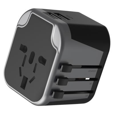 China Universal Travel Adapter USB Wall Charger Plug 5V 2400mA US EU UK AUS for sale