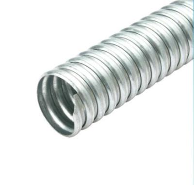 China P3 Single Lock Galvanized Flexible Conduit BS Standard 1/2 to 4 Inch Electrical Wiring Protection for sale