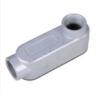 China Aluminum Die Casting Conduit Body LB 1/2 to 2 Inch with Steel Cover for sale
