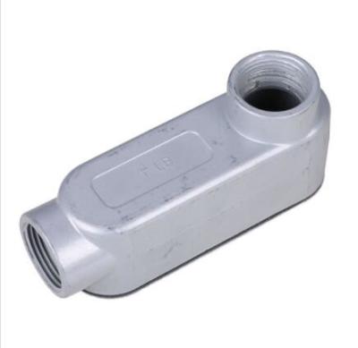 China Aluminum Die Casting Conduit Body LB 1/2 to 2 Inch with Steel Cover for sale