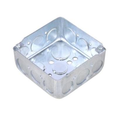 China 4 Inch Galvanized Steel Octagon Junction Box 0.8mm 1.6mm Waterproof for Surface Wiring for sale