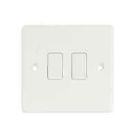 China Small Button Wall Switch Socket 3 Gang 1 Street Light Switch 10A 220-250V Fireproof PC for sale