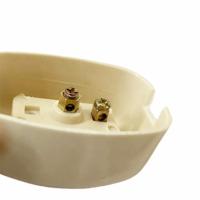 China White ABS Inline Cord Switch 6A 250V Push Button Wall Switch Socket for sale