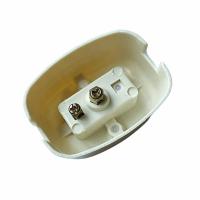 China White ABS Inline Cord Switch 6A 250V Push Button Wall Switch Socket for sale