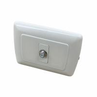 China Home TV Wall Socket 10A 127/250V Plastic Electrical Wall Socket White Ivory for sale