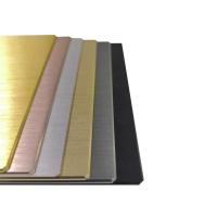 China Custom Anodized Aluminum Wall Switch Panel 0.5-3mm Brushed Finish for sale