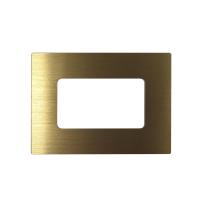 China Custom Anodized Aluminum Wall Switch Panel 0.5-3mm Brushed Finish for sale