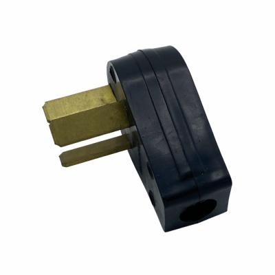 China Industrial 3 Pin Electric Plug Socket 250V 50A Heavy Duty PVC Copper Plug for sale