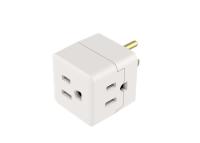 China Indoor Portable Travel Mini Plug 3 Outlet Wall Adapter for sale