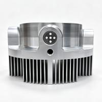 China 5‑Axis CNC Machined Aluminum Heat Sink Housing | Custom Cooling Fin Structural Component for sale