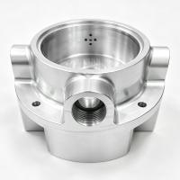 China 5‑Axis CNC Machined Aluminum Heat Sink Housing | Custom Cooling Fin Structural Component for sale