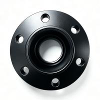 China Custom CNC Machined Aluminum Wheel Hub Adapter Flange | Black Anodized 6‑Hole Billet Aluminum Spacer For Auto Motorcycle for sale