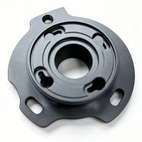 China Custom CNC Machined Aluminum Alloy Flange Plate | Black Anodized Billet Aluminum Mechanical Mounting Flange For Equipment Modification for sale
