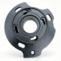 China Custom CNC Machined Aluminum Alloy Flange Plate | Black Anodized Billet Aluminum Mechanical Mounting Flange For Equipment Modification for sale