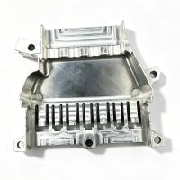 China Custom CNC Machined Aluminum Heatsink Housing | Billet Aluminum Electronic Controller Heat Sink Enclosure Un‑anodized Finish for sale