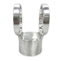 China Custom CNC Machined Aluminum Yoke Clevis Joint | Billet Aluminum U‑Shaped Universal Connecting Fork Raw Aluminum Finish for sale