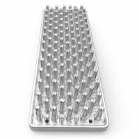 China Precision CNC Machining Parts for Aluminum Pin Fin Heat Sink with Multiple Surface Finishing and Tight Tolerance Control | ChenRong for sale