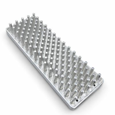 China Precision CNC Machining Parts for Aluminum Pin Fin Heat Sink with Multiple Surface Finishing and Tight Tolerance Control | ChenRong for sale