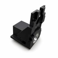 China Custom CNC Milled Black Anodized Aluminum Equipment Mounting Bracket for Automation Machinery | ChenRong for sale
